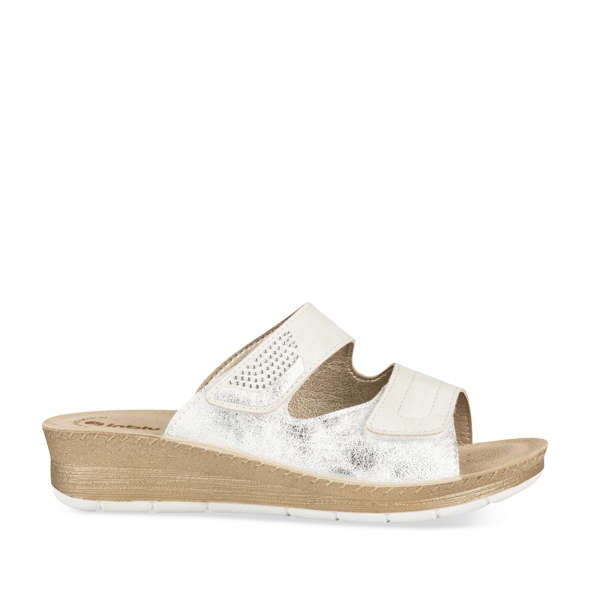 Mules Femme motif Uni A enfiler INBLU