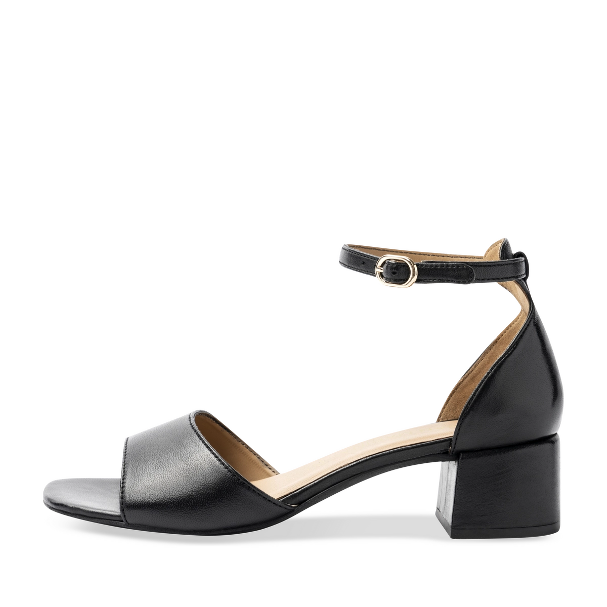 Sandales NOIR Femme Boucle Uni SAN MARINA