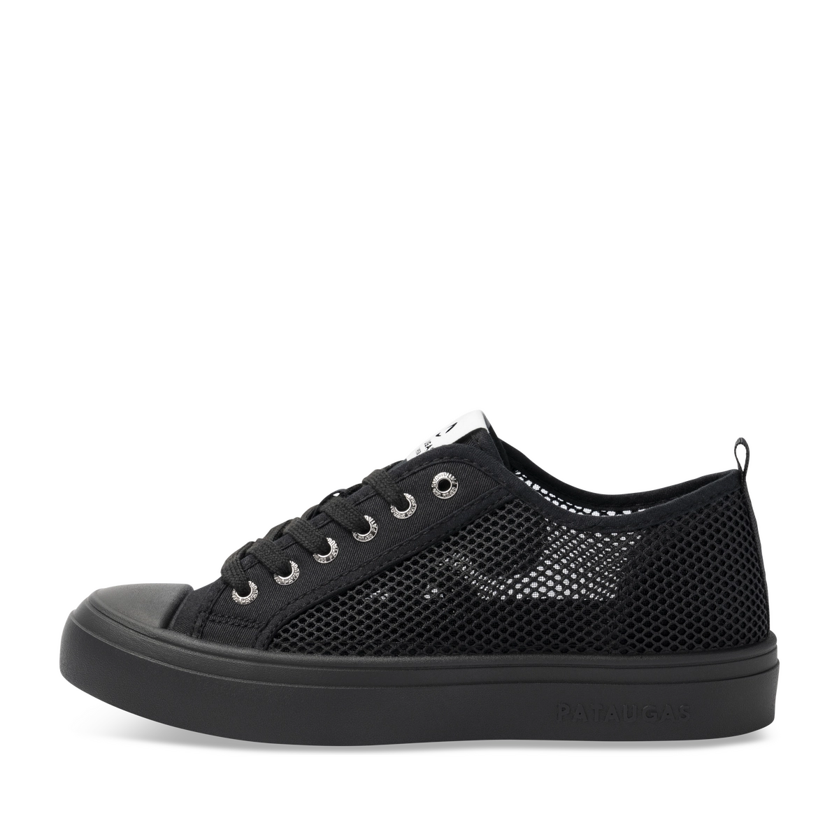 Baskets NOIR Femme Lacets Uni PATAUGAS