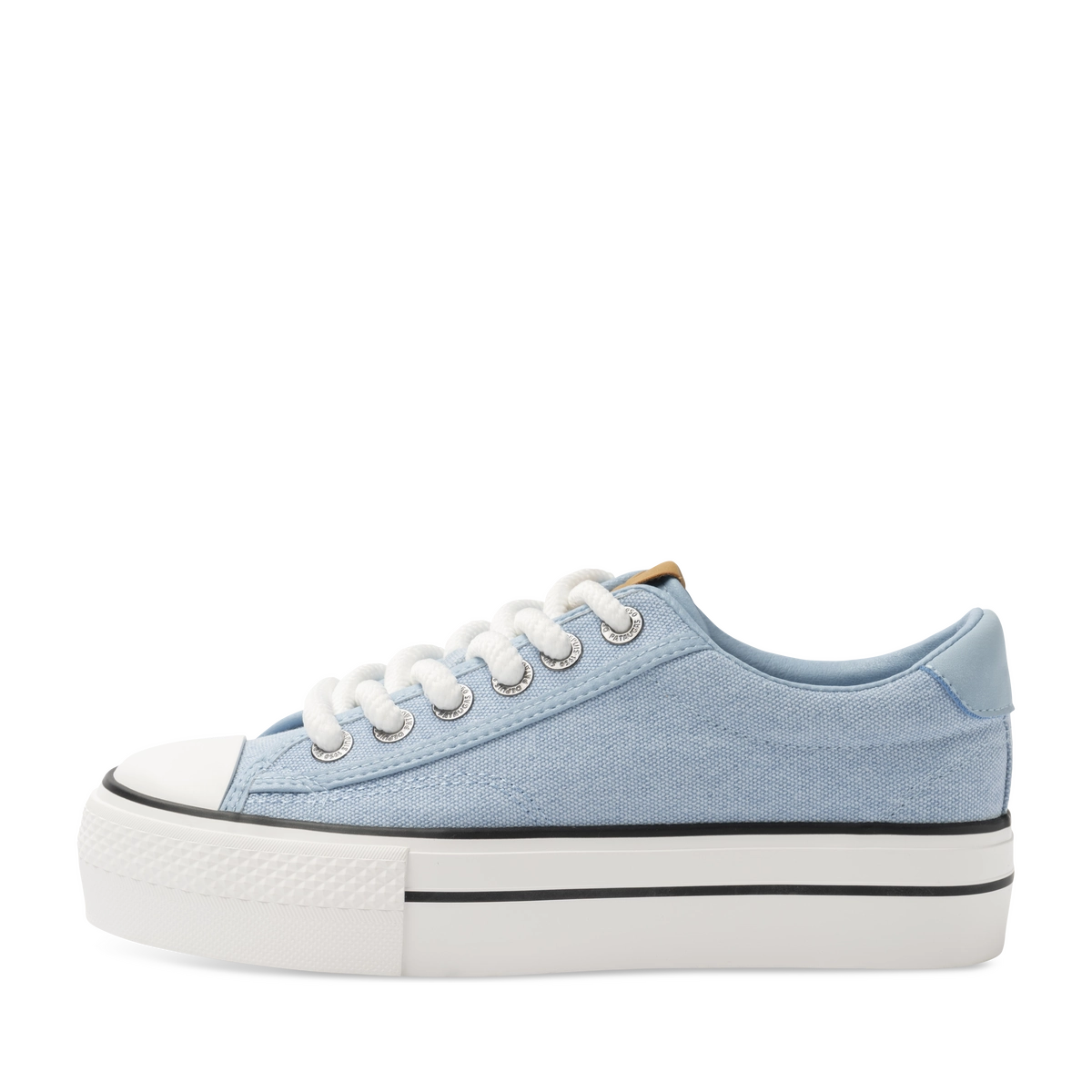 Baskets BLEU Femme Lacets Uni PATAUGAS