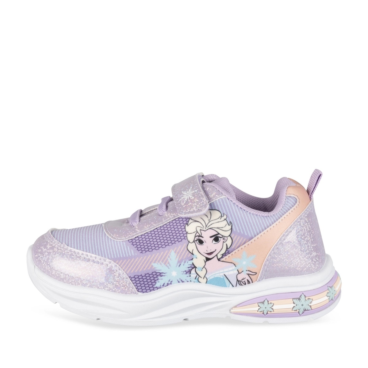 Girl pattern Plain Velcro + elastic FROZEN