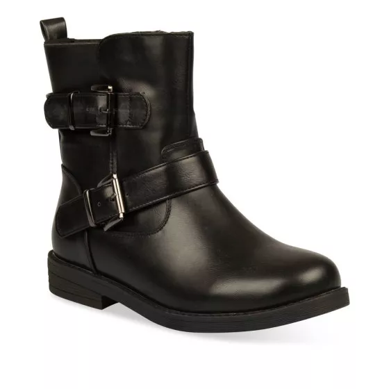 Bottines Fourres Femme Noir