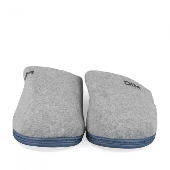 Chaussons GRIS Homme A enfiler DIM