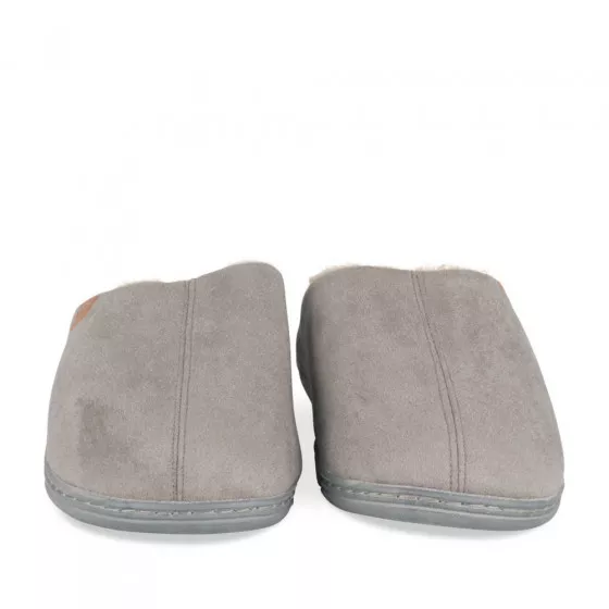Chaussons GRIS Homme A enfiler DIM