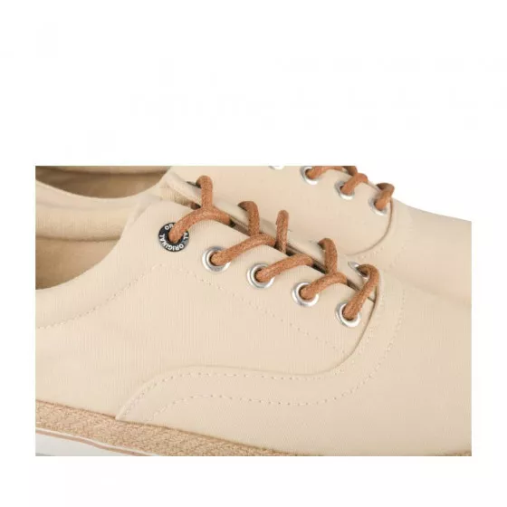 Espadrilles BEIGE Homme Lacets DENIM SIDE