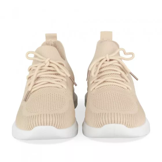 Baskets BEIGE Femme Lacets UNYK
