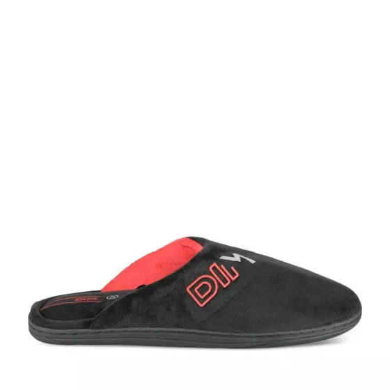 Chaussons NOIR Homme A enfiler DIM