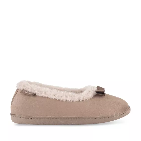 Slippers TAUPE Woman pattern Plain Slip-on ISOTONER